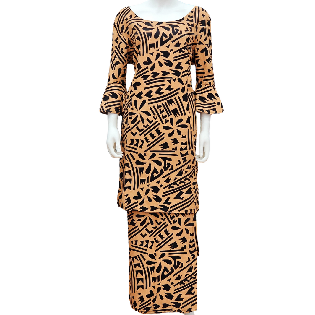Women's Puletasi, Sulu Jaba, Kalavata, Matching Island Sets – The Fiji ...