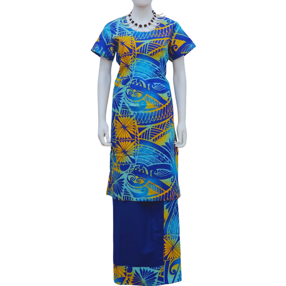 Women's Puletasi, Sulu Jaba, Kalavata, Matching Island Sets – The Fiji ...